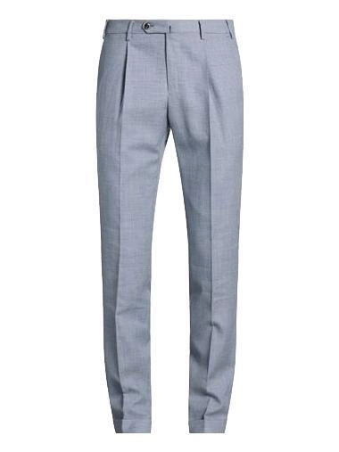 PT TORINO Tailored Virgin Wool And Linen Jacquard Pants - Blue