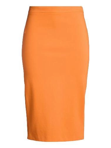 JUCCA Midi Pencil Skirt In Stretch Jersey - Orange