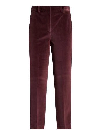 CIRCOLO 1901 Corduroy Tapered Pants - Red