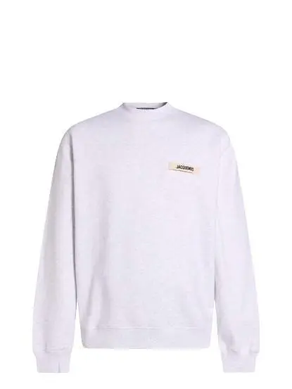 Jacquemus Cotton Crewneck Sweatshirt - Grey