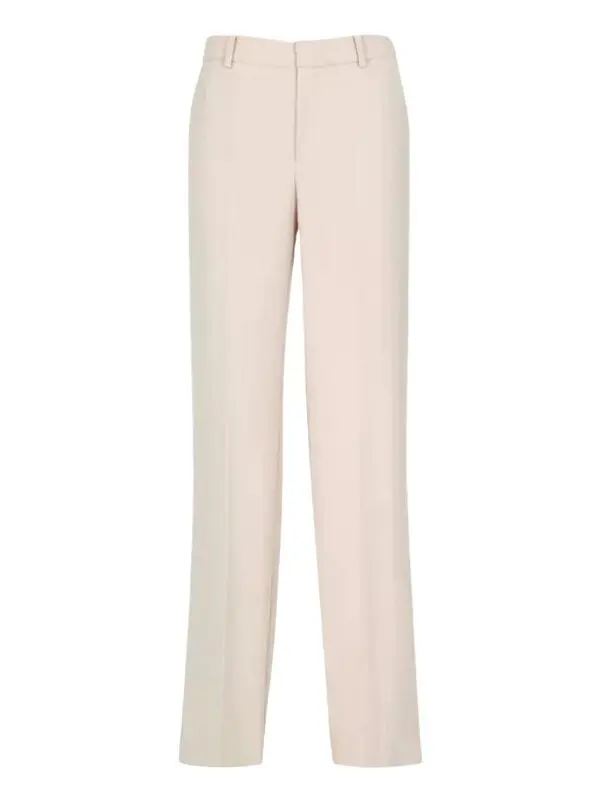 Federica Tosi Pressed-crease Tailored Trousers - Neutrals