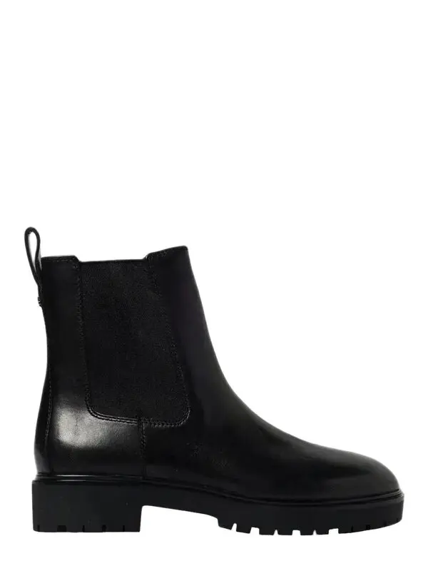 Ralph Lauren Allyson Leather Boots - Black