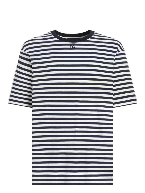 Dolce & Gabbana Striped Jersey T-shirt - Blue