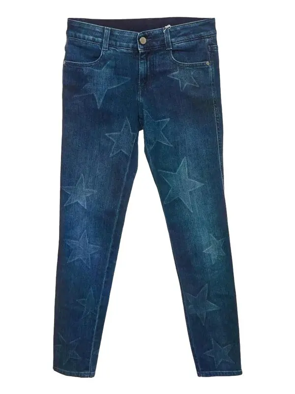 Stella McCartney Star Print Jeans - Blue