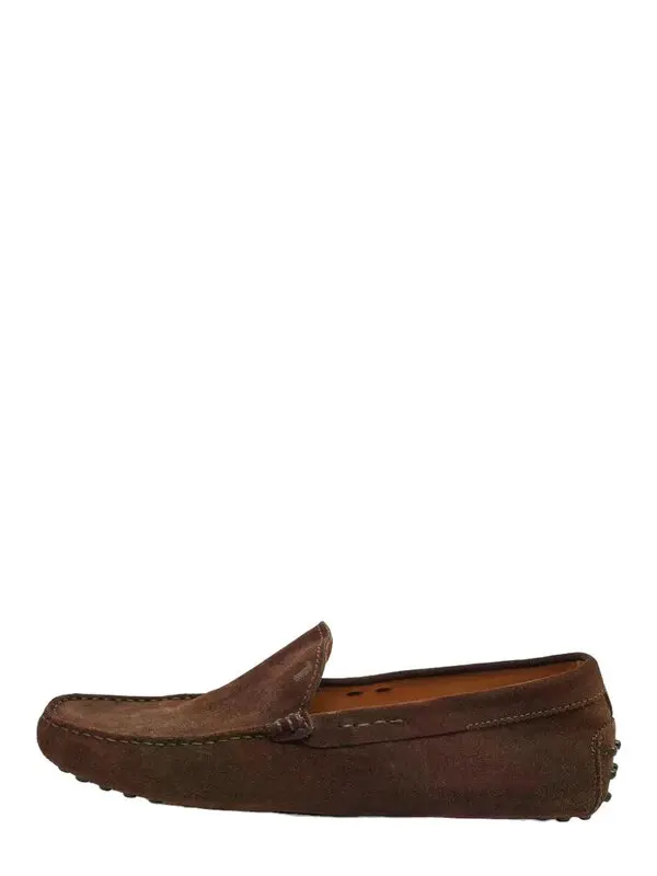 TOD'S City Gommino Suede Loafers - Brown