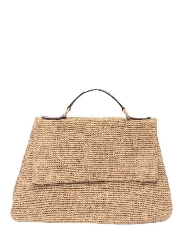 IBELIV Lahady Foldover-top Tote Bag - Tea