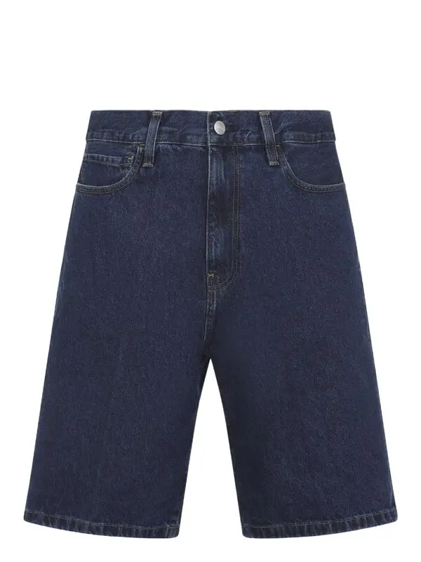 Carhartt Work In Progress Denim Shorts With Belt Loops - Black