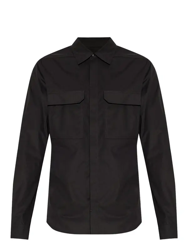 Rick Owens Shirt With Pockets - Black
