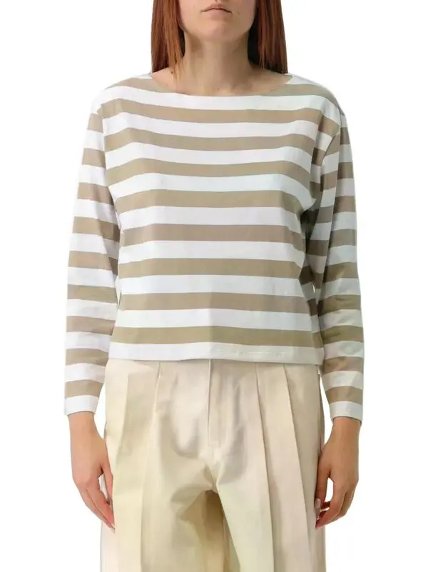 Theory Striped Long-sleeve T-shirt - Neutrals