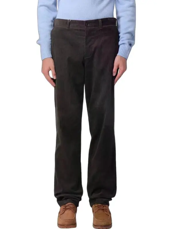 Lacoste Corduroy Chino Trousers - Brown