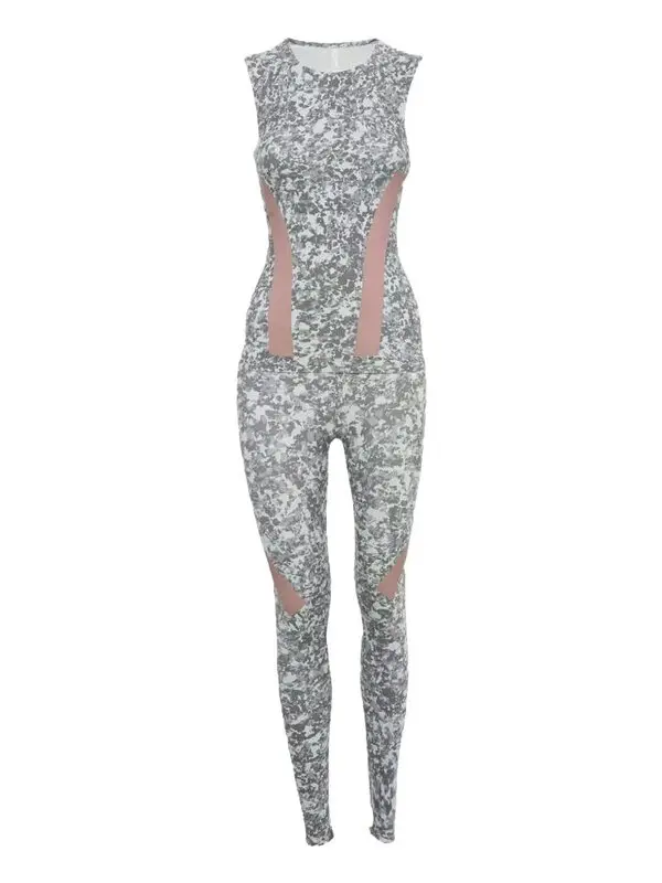 Stella McCartney X Adidas Crew-neck Tank Top And Leggings Set - Grey