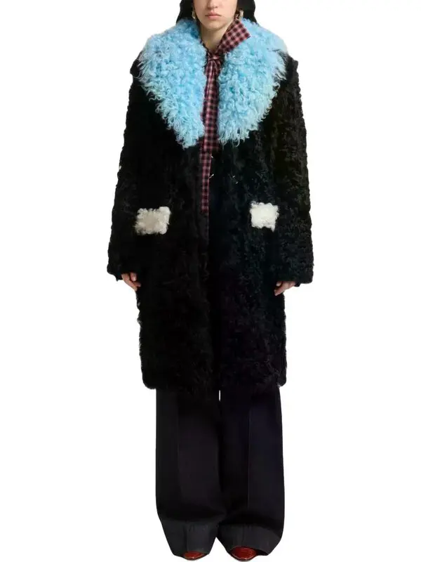 Marni Gitana Shearling Coat - Black