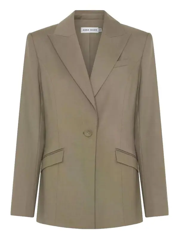 Anna Quan Willow Blazer - Brown