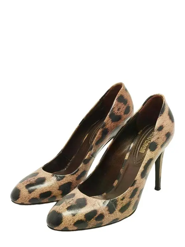 Roberto Cavalli Leopard Print Pumps - Neutrals
