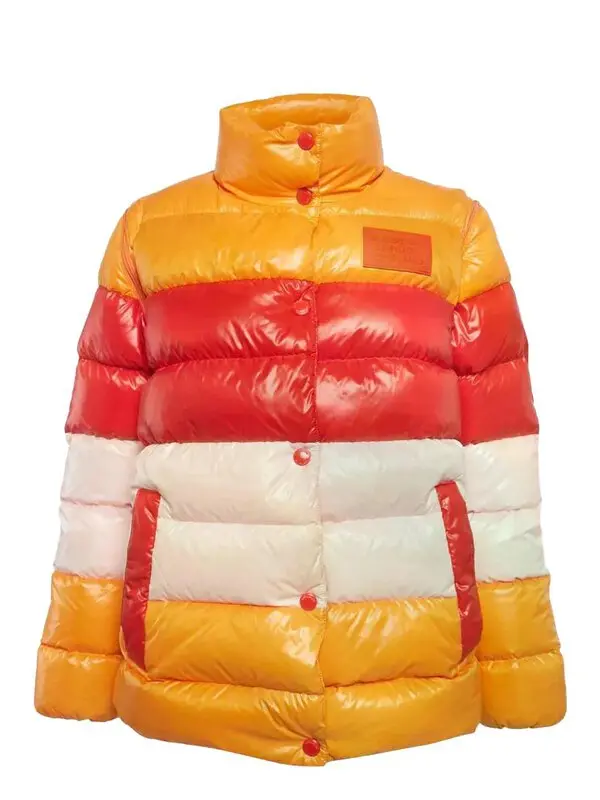 Burberry Detachable-sleeve Puffer Jacket - Orange