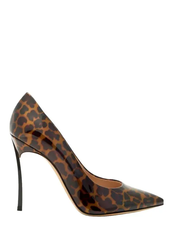 Casadei Blade Leopard-print Pumps - Brown
