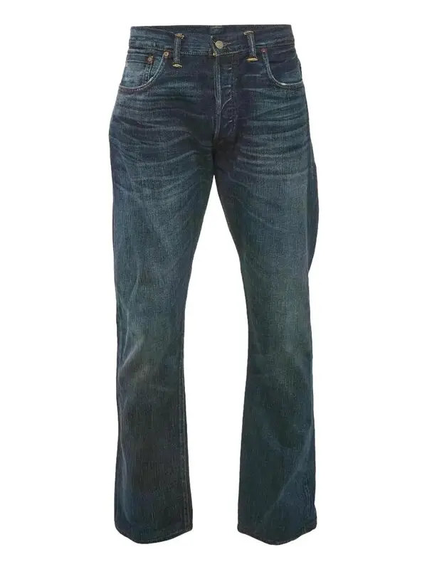 Ralph Lauren Washed Slim-fit Jeans - Blue