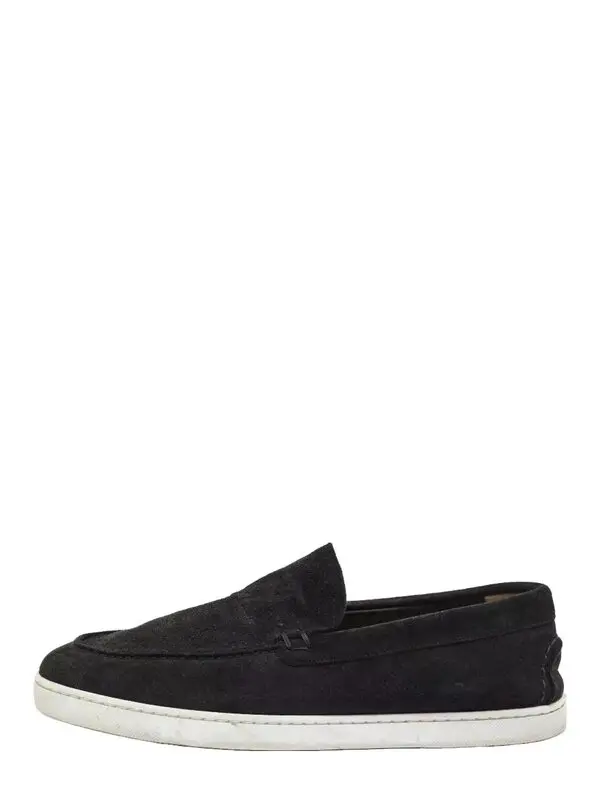 CHRISTIAN LOUBOUTIN Paqueboat Suede Sneakers - Black