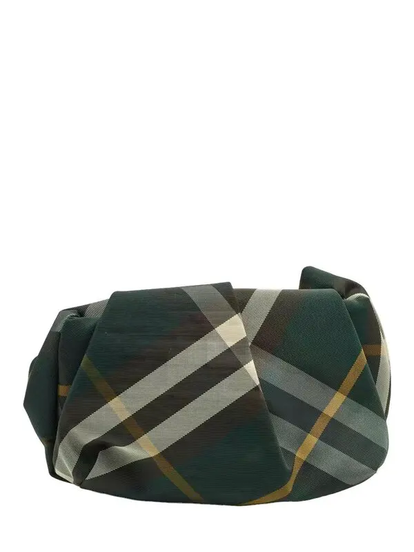 Burberry Rose Ruched Clutch Bag - Green