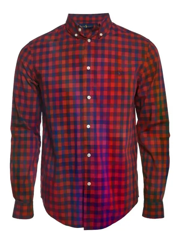 Ralph Lauren Plaid Button-down Shirt - Red