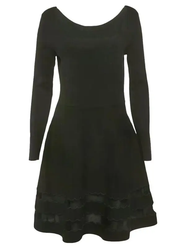 Red Valentino Flared Midi Dress - Black