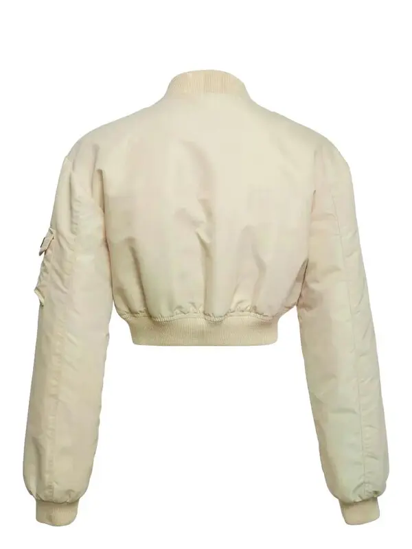Coperni Beige Cut-out Cropped Jacket - Neutrals