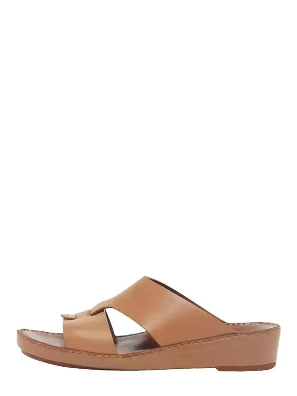 Loro Piana Open-toe Sandals With Buckle Detail - Brown