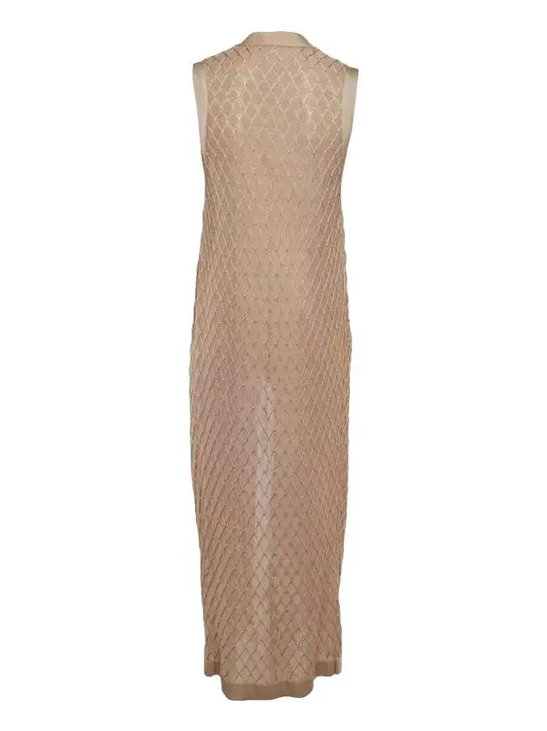 Balmain Sleeveless Cardigan - Neutrals