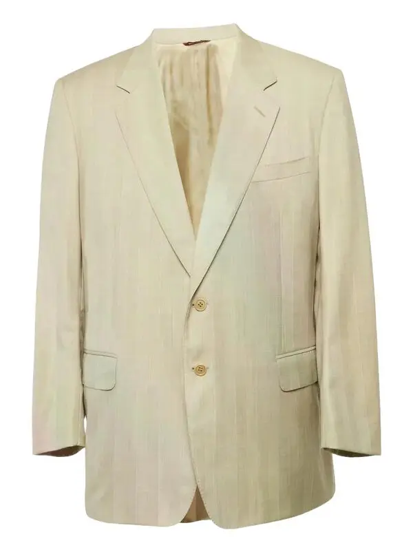 LANVIN Striped-pattern Blazer - Neutrals