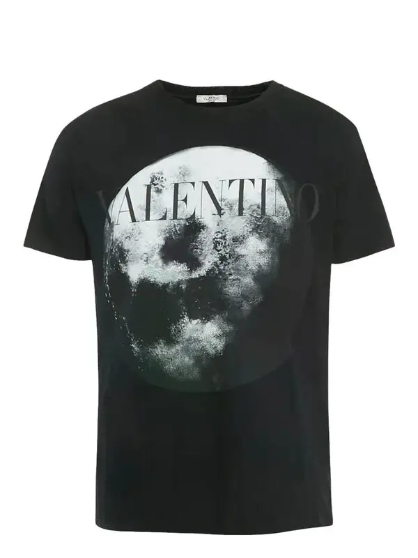 Valentino Garavani Moon-dust Print T-shirt - Black