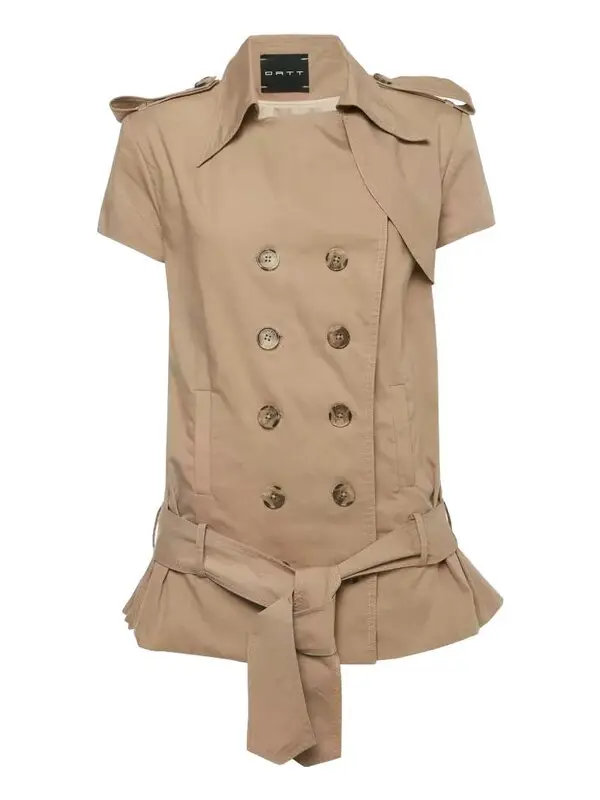 DATT Soleil Double-breasted Jacket - Neutrals