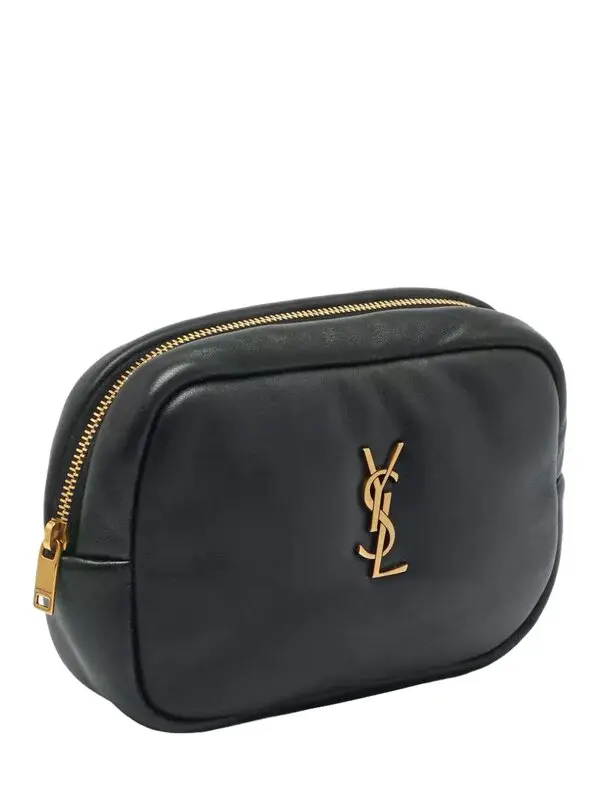 Saint Laurent 2023 Pillow Padded Cosmetic Pouch - Black
