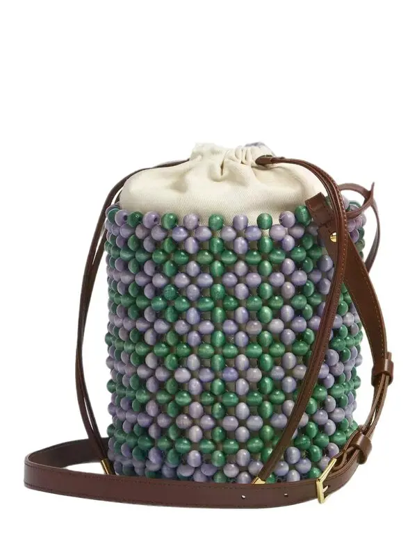 Marni Beaded Bag - Green