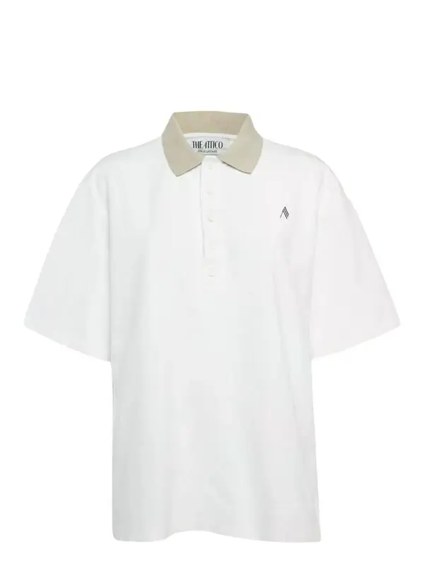 Attico Oversized Jersey T-shirt - White