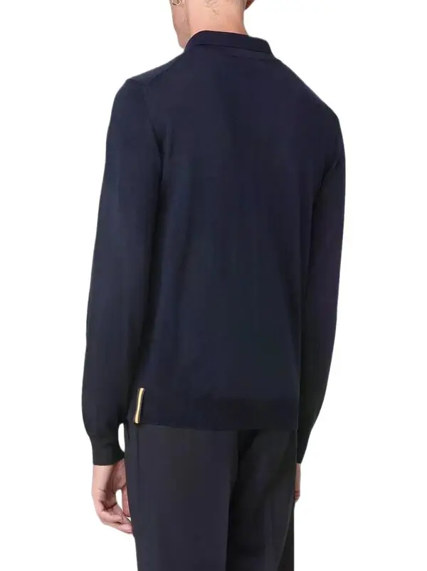 K-WAY Long-sleeve Polo Shirt - Blue