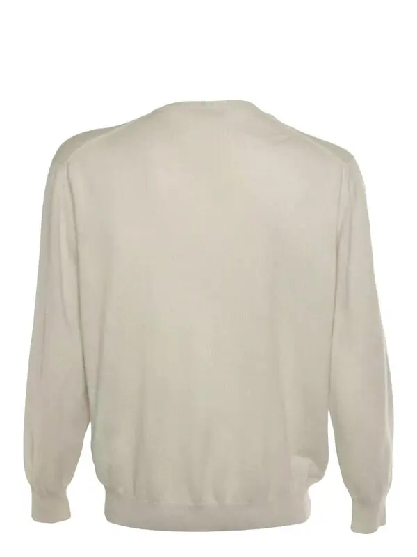Loro Piana V-neck Cashmere Sweater - Neutrals