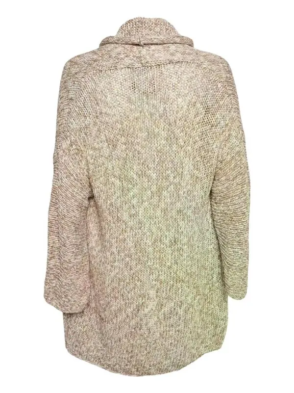 Zadig&Voltaire Cotton Marl Knit Open-front Cardigan - Neutrals