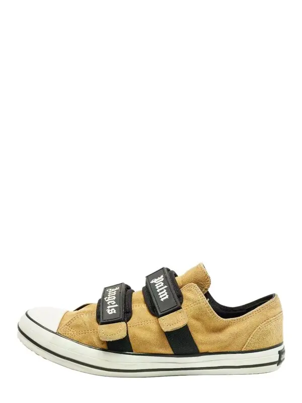 Palm Angels Suede Touch-strap Sneakers - Neutrals