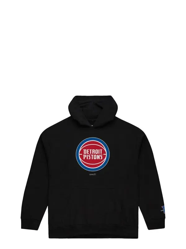 Mitchell & Ness Detroit Pistons Basic Fleece Hoodie - Black