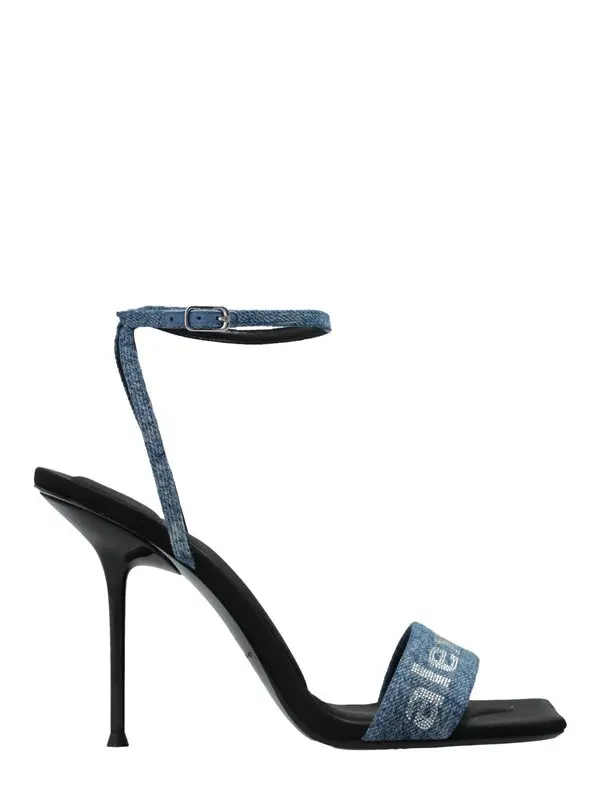 Alexander Wang Julie Billboard Heeled Sandals - Blue