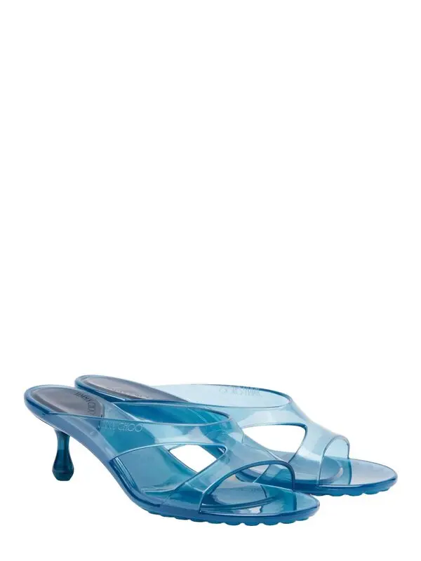 JIMMY CHOO Jelly Mules - Blue