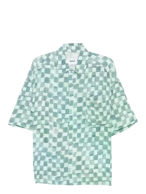 BONSAI Chest-pocket Shirt - Blue