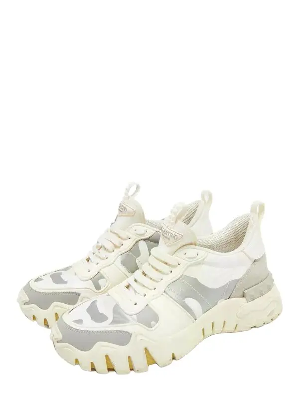 Valentino Garavani Rockrunner Camouflage Sneakers - Neutrals