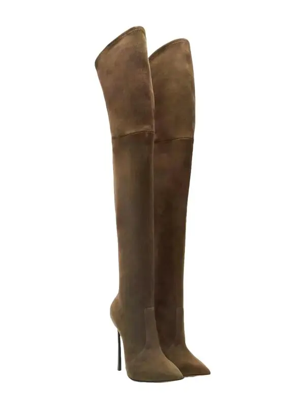 Casadei Blade Over-the-knee Boots - Brown