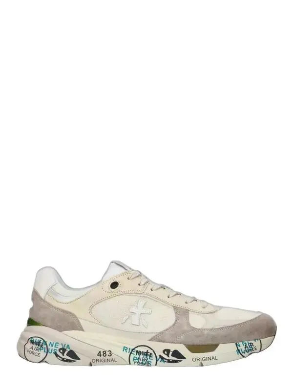 Premiata Mase Panelled Sneakers - Neutrals