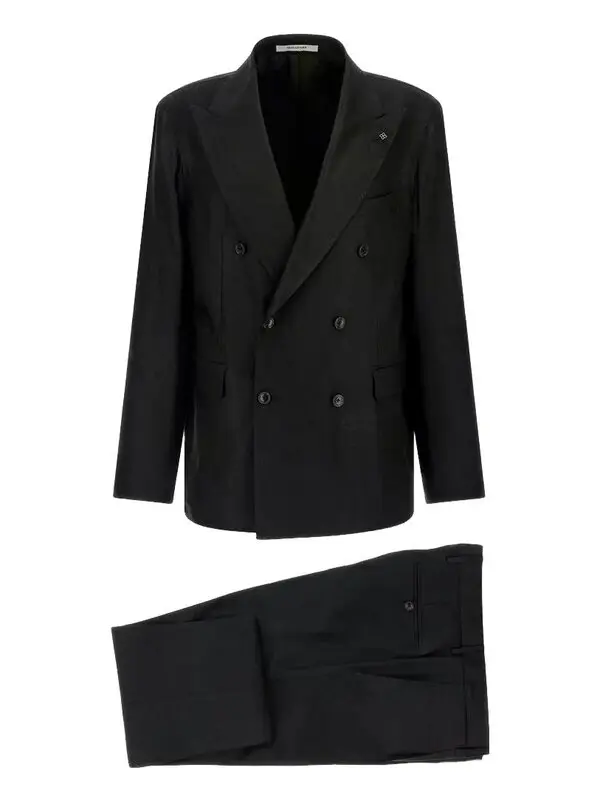 Tagliatore Vesuvio Double-breasted Suit - Grey