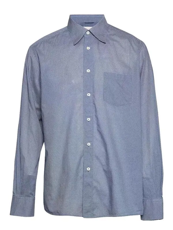 Ermenegildo Zegna Polka-dot Shirt - Blue