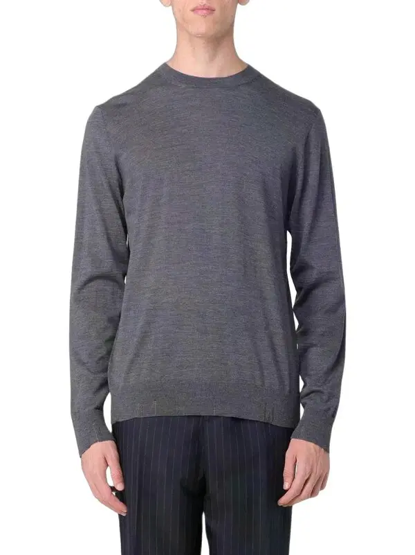 GOLDEN GOOSE Star-stud Virgin Wool Sweater - Grey