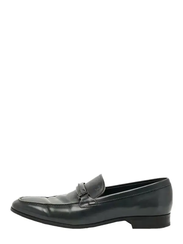 TOD'S Buckle-detail Penny Loafers - Blue
