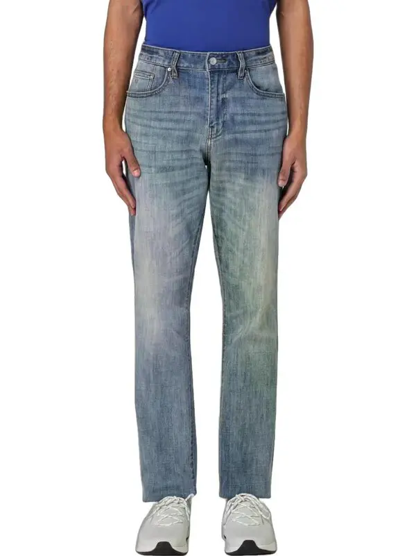 Emporio Armani Faded Effect Jeans - Blue